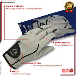 Jual Glove Golf Leather Sarung Tangan kulit Pria warna putih kiri - 25 - Jakarta Pusat - Planet ...