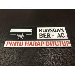 Jual Rambu Papan Tanda Pintu Signage RUANG AC TUTUP PINTU Board Sign ...