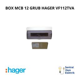 Jual HAGER BOX MCB 12 GROUP INBOW TANAM VF112TVA TUTUP TRANSPARANT ...