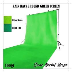 Jual Kain Background Green Screen / Chroma Key Screen / Spunbond Hijau ...