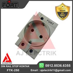 Jual Stop Kontak Din Rail Panel 16A/250V (Type FTK-250) FORT - Kota Surabaya - Tunas Electric ...