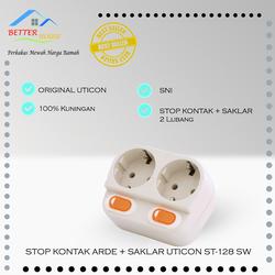 Jual Uticon Stop Kontak Arde Colokan Listrik Steker Saklar Lampu On Off ...