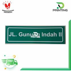 Jual PLANG NAMA PLANG MEREK BESI PLAT DAN TIANG 80 x 110 CM - Kota ...