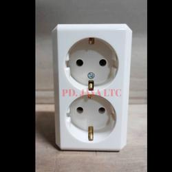 Jual BROCO STOP KONTAK OUTBOW 2 Gang 15420 Stopkontak Broco 2 lobang ...