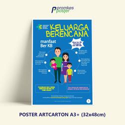 Jual Poster Kebidanan KB Keluarga Berencana Manfaat Metode KB - Kab ...