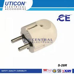 Jual Steker Arde Bulat S-28R Uticon / Colokan Uticon / Steker Uticon - Jakarta Pusat - Bina ...