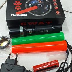Jual Senter Police SWAT Senter Super Zoom Camping Senter Polisi Bisa ...