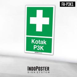 Jual Stiker Sign Kotak P3K First Aid Box Standar Arah Kanan - Kab ...