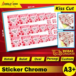 Jual Cetak Stiker Cromo/ Sticker / Chromo, Kromo A3+ (Print + Kiss Cut ...