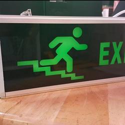 Jual Lampu led exit emergency sign tangga darurat lamp acrylic - Kota ...