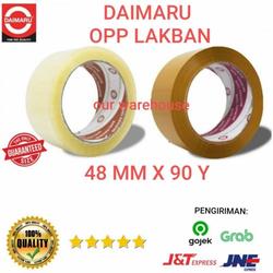 Jual Lakban OPP Daimaru 2 inch / 48mm x 90 yard bening dan coklat - Bening - Jakarta Barat - TJP ...