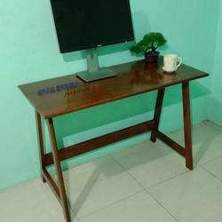 Jual MEJA KOMPUTER KAYU JATI SOLID | MEJA KOMPUTER MINIMALIS | MEJA ...
