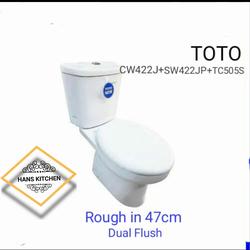 Jual CLOSET / KLOSET / TOILET DUDUK TOTO CW422J SW422JP CW 422 J SW 422 ...