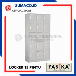 Promo Lemari Loker Besi 15 pintu|Locker Kantor Dokumen File Arsip ...