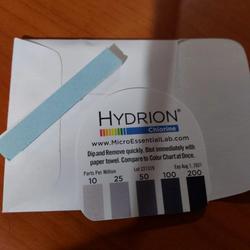 Jual Hydrion CM 240 Chlorine test paper 10-200 ppm / klorin tes paper ...