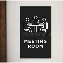 Jual Meeting Room Sign Board Akrilik Acrylic Signage Kantor Ruang Rapat ...
