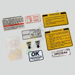 Jual Sticker Toyota Harrier Gen 2 Warning Set - Kab. Bandung - Markas ...