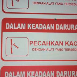 Jual stiker danger uk.15x15cm/ stiker rambu peringatan - Jakarta Barat ...