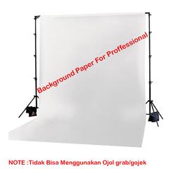 Jual Background Paper Putih 2.7x11m Backdrop Kertas Studio White Foto ...