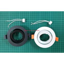 Jual Kap Lampu Downlight MR16 Hallogen sorot halogen LED spot MR 16 HOUSING - BODY PUTIH ABS ...