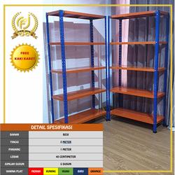 Jual rak display toko supermarket rangka besi minimalis / rak display ...