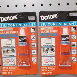 Jual LEM SILICONE SEALANT DEXTONE WEATHERPROOF 328 (NETRAL) / LEM ...