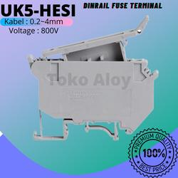 Jual UK5-HESI Fuse Terminal Block Din Rail (0.2~4mm) 800V/6.3A - Kota Surabaya - Electrical Home ...
