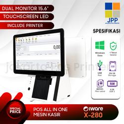 Promo Mesin kasir PC POS All in One Dual Monitor i5 Touchscreen Iware HB-8DW Cicil 0% 3x - Kota ...