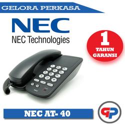 Jual Telepon NEC AT-40 Analog Single Line Telephone NEC AT40 Black ...