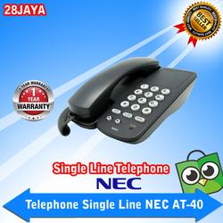Jual Telepon NEC AT-40 Analog Single Line Telephone NEC AT40 Black ...