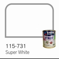 Jual Cat FTALIT Super White KF-731 (115-731) putih high gloss kemasan 1 ...