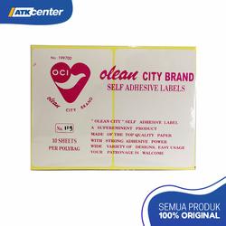 Jual Label Nama / Label Olean City No.123 Polos (10 Lembar) - 7 Lembar ...