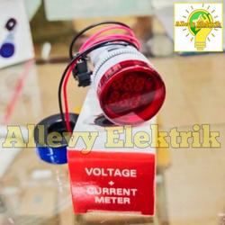 Jual Pilot Lamp Voltmeter / Volt Meter Digital Led 22mm Voltase 220V ...