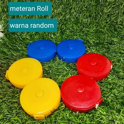 Jual Meteran Gulung Kain Bulat Rol 50M | Cloth Tape Measure Roll Pita ...