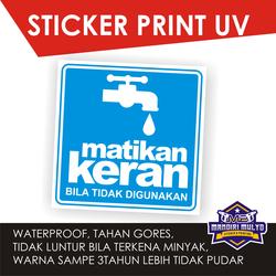 Jual Sticker Sign Matikan Kran Air - Jakarta Selatan - Tokopin | Tokopedia