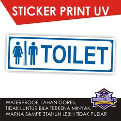 Jual sticker sign toilet / logo toilet jongkok / toilet duduk ukuran ...