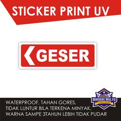 Jual sign stiker geser / sticker geser kiri / kanan - Jakarta Barat ...