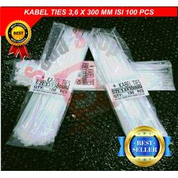 Jual Kabel Ties 30cm (300mm) PROMO TERMURAH Cabel Tie Putih dan Hitam ...