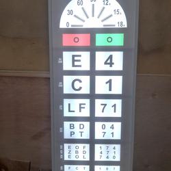Jual Snellen Chart Elektrik Remote / Alat Baca Test Mata - Jakarta ...