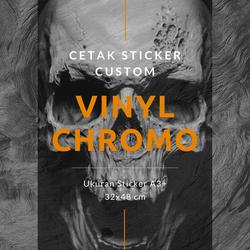 Jual Cetak Sticker Label // Chromo // Vinyl - Sticker Chromo - Jakarta ...