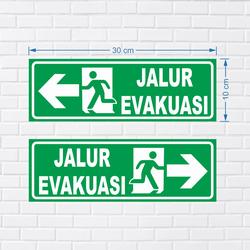 Jual Sticker Evakuasi / Stiker Jalur Evakuasi / Sign Rambu Sticker Evakuasi - C - Kota Bogor ...