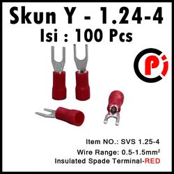 Jual Per Bungkus Skun Y Untuk Kabel Terminal Tipe SV 2 - 4 Warna Biru - Kota Medan - Pi Toserba ...