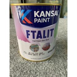 Jual Ftalit hitam 582/ Cat minyak ftalit 1 kg / besi and kayu/ kilap ...