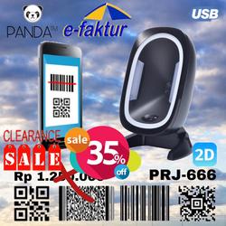 Promo BARCODE SCANNER E-FAKTUR 2D/1D PANDA PRJ-888 (QR CODE-EFAKTUR ...