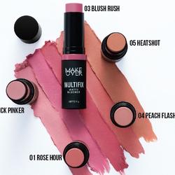 Promo MAKE OVER Multifix Matte Blusher 9 g - Blush On Stick - 01 Rose ...