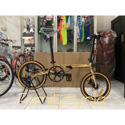 Jual Sepeda Lipat Element Troy 10 Speed - Edisi Gold UV - Jakarta Barat ...