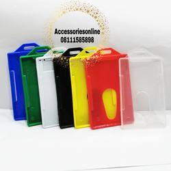 Jual Frame name tag Casing Tempat ID Card karet Tebal 1 sisi T014V ...