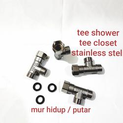 Promo sambungan T tee pipa air panas water heater / tee drat dalam luar 1/2" - tee drat dalam ...