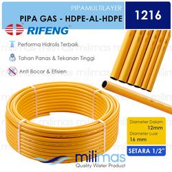 Jual Pipa Gas Multilayer Rifeng Kuning 1/2 inch C1216 PEX AL PEX - Kota ...