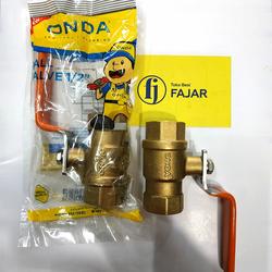 Jual Ball Valve Kuningan / Brass 1/2" Onda 1/2 inch stop kran keran - Jakarta Selatan - Solusi ...